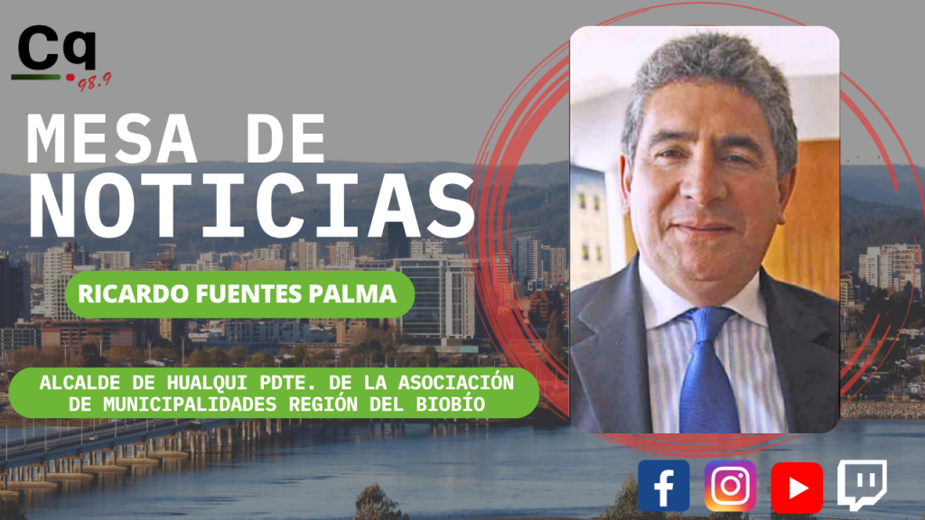 Ricardo Fuentes Alcalde de Hualqui, Pdte. de la Asociación de ...